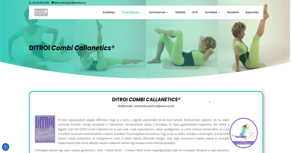 DITROI Combi Callanetics - Fitality.hu